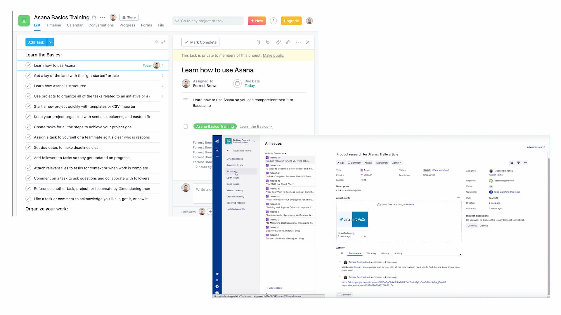 Asana vs. Jira: A Comparison Of Two Powerful Project Management Systems ...