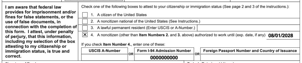 How to Fill Out I-9 Form