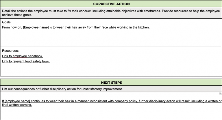 Employee Disciplinary Action Guide + Form Template